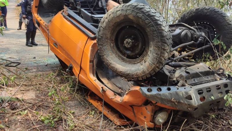 Un muerto y tres heridos dejó accidente en El Ávila Un muerto y tres heridos dejó accidente en El Ávila